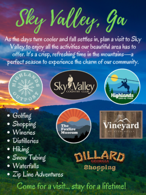 Visit Sky Valley – Georgia's highest and coolest city